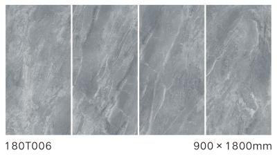 China Gray Color Full Body Polished Marble Tiles Low Water Absorption 900*1800 mm Size for sale