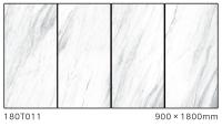 China Marble Look Non - Slip Porcelain Polished Floor Tiles For Villa White Color for sale