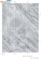 China 10 mm Thickness Anti - Slip Polished Porcelain Tile That Looks Like Marble 750*1500 mm Size for sale