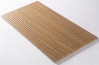 China Wooden Strip Porcelain Ceramic Wall Tile For Bar , Hotel Energy - Saving for sale