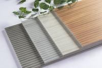 China Wooden Strip Porcelain Ceramic Wall Tile For Bar , Hotel Energy - Saving for sale