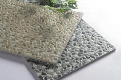 China 12'X24' Decorative Tile Wall Background Cabble Stone Antibacterial for sale