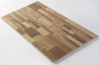 China Wooden Strip Mixed Design Ceramic Wall Tile For Bathroom / Bedroom for sale