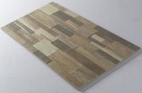 China Wooden Strip Mixed Design Ceramic Wall Tile For Bathroom / Bedroom for sale
