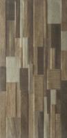 China Wooden Strip Mixed Design Ceramic Wall Tile For Bathroom / Bedroom for sale