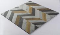 China 3D Glazed Wood Grain Surface Bathroom Floor Tiles Water Resistant for sale