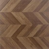China 3D Glazed Wood Grain Surface Bathroom Floor Tiles Water Resistant for sale