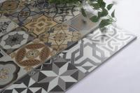 China Floret Brick Ceramic Tile Flooring 9.5-10 MM Thickness Heat Insulation for sale