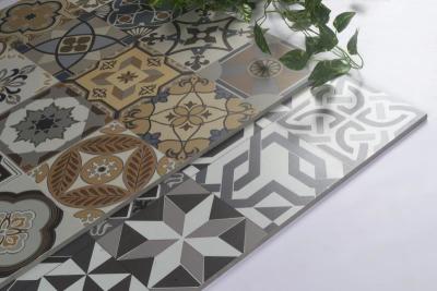 China Floret Brick Ceramic Tile Flooring 9.5-10 MM Thickness Heat Insulation for sale