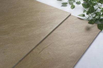 China Sandstone Porcelian Rustic Floor Tile Beige Color / Non Slip Ceramic Tile for sale