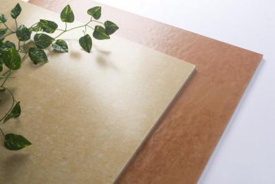 China Matt Finished Glazed Tile Beige Brown Color 600x600mm for sale