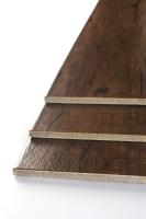 China Original Edge Ceramic Glazed Tile Non - Rectified Wooden Vein Dark Color for sale