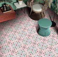 China Apartment Colorful Glaze Finished Ceramic Floor Tiles for sale