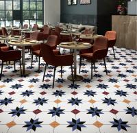 China Colorful Carpet Style 8.5mm Decorative Ceramic Tile For Floor for sale