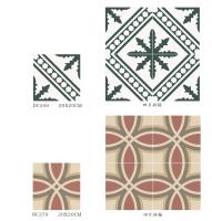 China Green 200x200mm Garden Decorative Ceramic Tile for sale