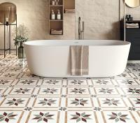 China 20x20cm Hexagon Ceramic Tile For Living Room Decoration for sale