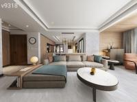 China Light Grey 80X80 Polished Marble Ceramic Tile Flooring for sale