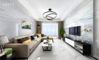China ISO9001 11mm Full Body Marble Tile For Living Room for sale