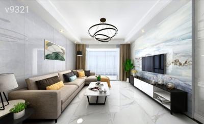China ISO9001 11mm Full Body Marble Tile For Living Room for sale