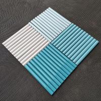 China 25x300mm Round Shape Glazed Wall Tile Colorful Design for sale