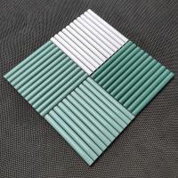 China 25x300mm Round Shape Glazed Wall Tile Colorful Design for sale