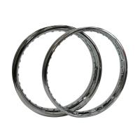 China Replace/Repair Purpose Chrome-Plated Motorcycle Steel Rim 1.85x17 for sale