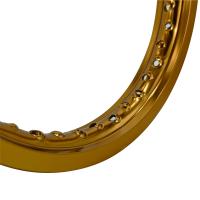 China Gold Latest Retro Anodization 14x1.40 Motorcycle Wheels for sale