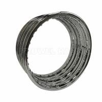 China Steel Motorcycle Wheel Rims 2.15x18 Chrome Steel Rim for sale