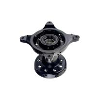 China Black Customized Motorcycle CNC Alloy Hubs with Machining Lathing CNC and OEM Service for sale