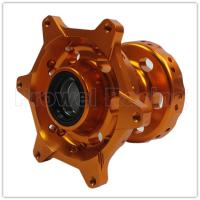 China Precision CNC Machined Orange MX Front Rear Wheels Hubs Set for KTM 125-530 2003-2017 for sale