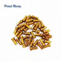 China Stainless Steel Spokes and Gold Alloy Nipples for Motorcycle Repair/Replacement for sale