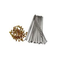China 8G 9G Motorcycle Stainless Steel Spokes and Nipples with Corrosion Resistance for sale