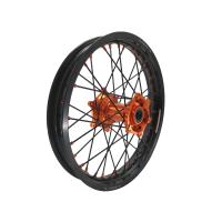 China Customized 18 inch Anodization Black Aluminum Alloy Motorcycle Wheel Rims and Wheel Sets for sale