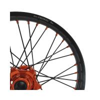 China Customized 18 inch Anodization Black Aluminum Alloy Motorcycle Wheel Rims and Wheel Sets for sale