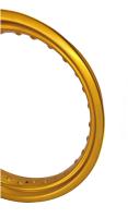 China WM 16 Inch Anodized Aluminum Alloy Motorcycle Wheels In Gold for sale
