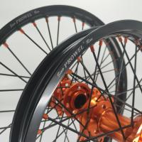 China Replace/Repair Anodizing Black 21/18 Enduro Wheels for KTM EXC 125-530CC 2003-2023 for sale