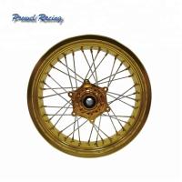 China Supermoto 17 inch Aluminium Alloy Motorcycle Spoke Wheels Sets with Aluminum 6061 T6 for sale