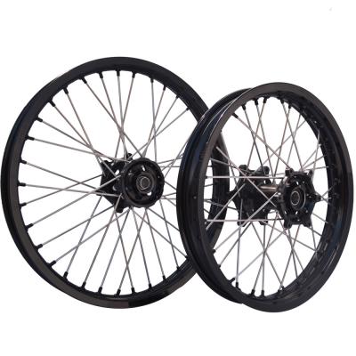 China Black 19 inch Alloy Spoke Wheel Rims for Off-Road Bicycle Motorcycle Customized Logo for sale