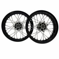 China Black Aluminum Motorcycle Wheel Rim Set for KX 65 Front Rim Size 1.60x14 Long-Lasting for sale