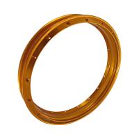 China Replace Your Old Wheels with 2.15x18 H-Shaped Retro Gold Orange Motorcycle Alloy Wheels for sale