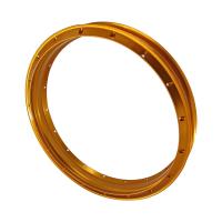 China Replace Your Old Wheels with 2.15x18 H-Shaped Retro Gold Orange Motorcycle Alloy Wheels for sale