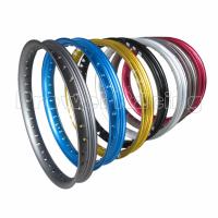 China Red Polishing Motorcycle Aluminium Alloy Wheel Rim 2.50x17 for Durable and Performance for sale