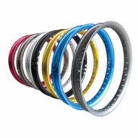 China Red Polishing Motorcycle Aluminium Alloy Wheel Rim 2.50x17 for Durable and Performance for sale