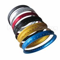 China Gold 7116 T6 Motorcycle Wheel Rims for Motocross and Supermoto Superior Performance for sale