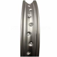 China Customized H Type 2.15x17 Motorcycle Alloy Wheel Rim with Silver Painting for sale