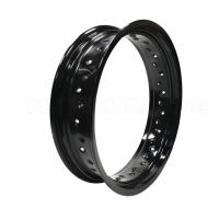 China 4.25 X 17 Inch Bright Black Motorcycle Aluminum Alloy Rims for Supermoto Customization for sale