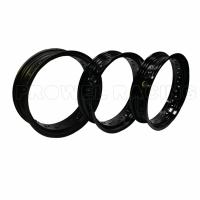 China 7116 T6 Bright Black 3.50x17 Inch Motorcycle Alloy Wheel Rims for Supermoto for sale