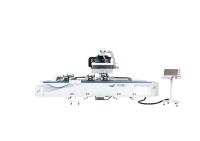 China Horizontal Automatic Wooden Door Frame Machine Manufacturing Casing Lock Hole Drilling System for sale