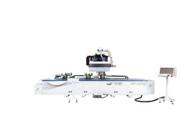 China Horizontal Automatic Wooden Door Frame Machine Manufacturing Casing Lock Hole Drilling System for sale