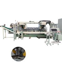 China Double End Angle Saw Plywood Door Frame Making Machine PLC Control 220V for sale